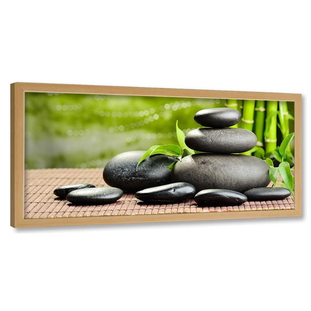 Picture in natural frame PANORAMA Dark Zen Stones uygun fiyatlı satın ...