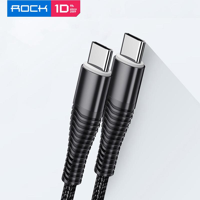 ROCK USB C to USB Type C Cable for Xiaomi Redmi Note 8 Pro Quick Charge ...