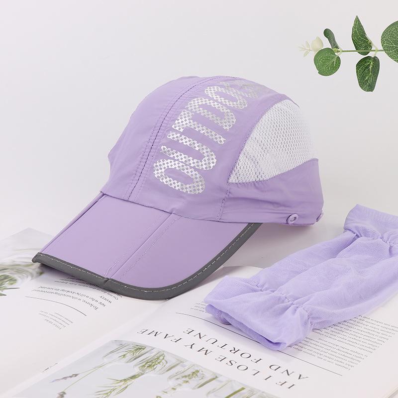 Buy Summer New Outdoor Sunshade Sports Baseball Hat Cover Face ...