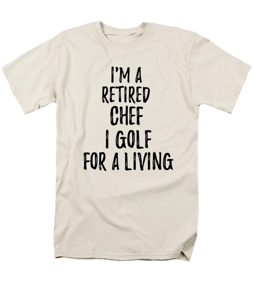 Buy Men Premium Cotton Retired Chef I Print Tees Funny Harajuku Style ...