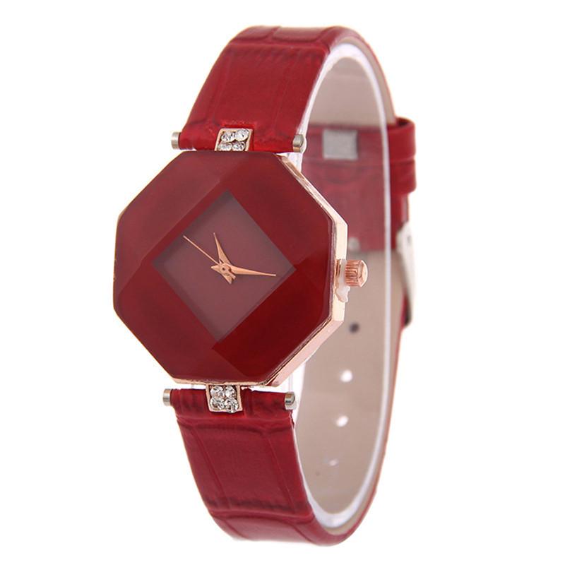Cheap Korean Version Of The Trend For Womens Prism Diamond Mirror Watch ...