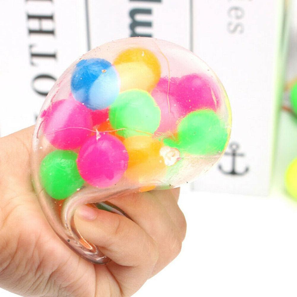 💰Köp billigt online Rainbow Pressure Ball Fidget Sensory Toy DNA ...