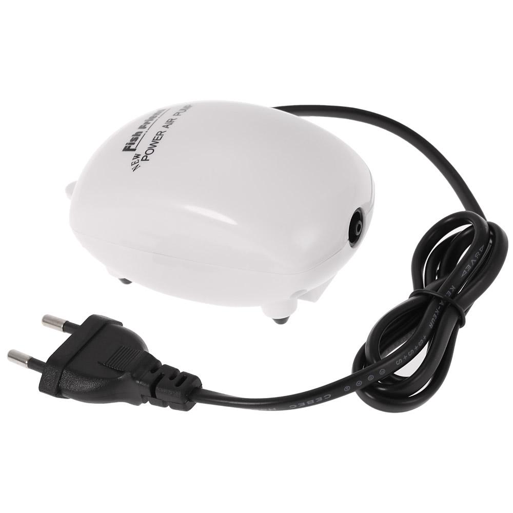 Buy Ultra Silent Aquarium Air Pump Single Outlet 2.5W 220-240V EU Plug ...