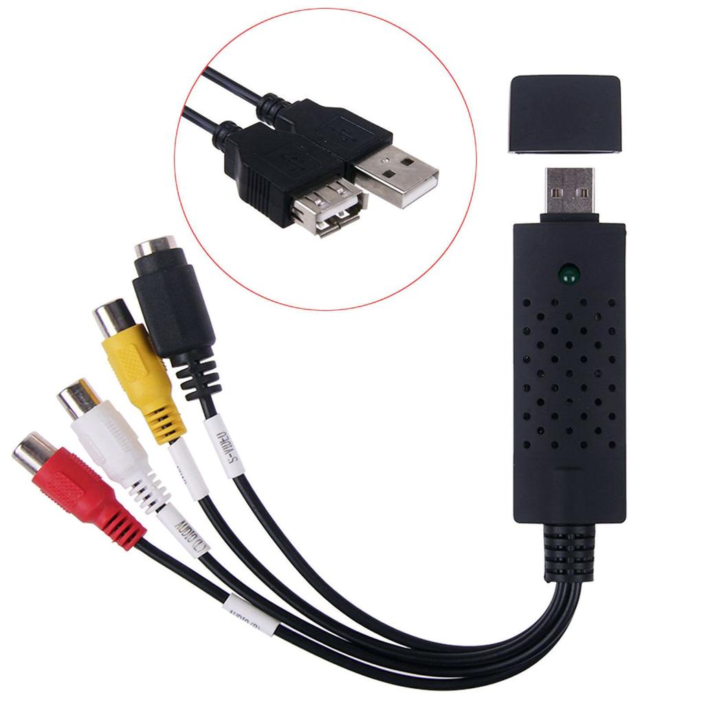 Cheap USB 2.0 Audio TV Video VHS To PC DVD VCR Converter Digtal Capture ...