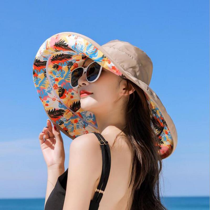 Buy Fashion Summer Multifunctional Hat Big Beach Wing Sun Hats ...