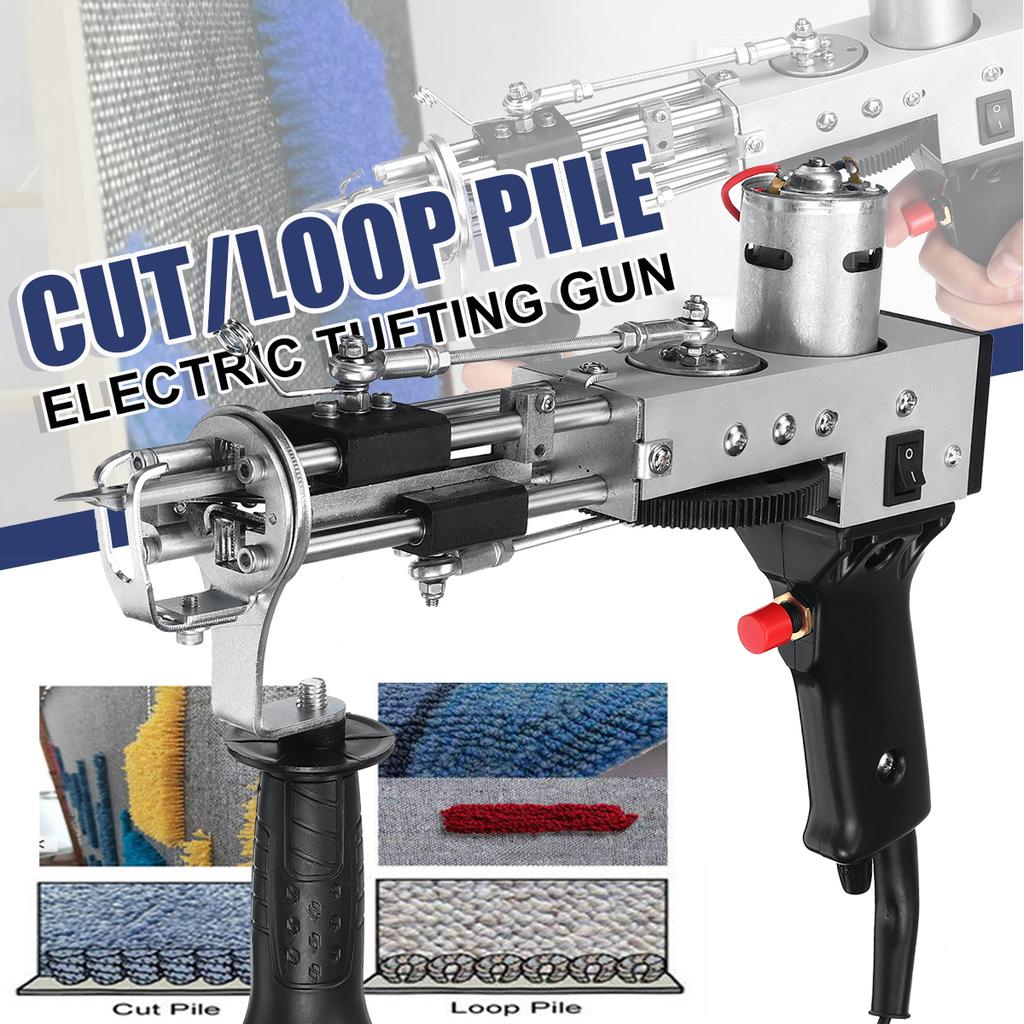 Buy 10000 r/min Electric Carpet Tufting Gun Cut/Loop Pile Weaving ...