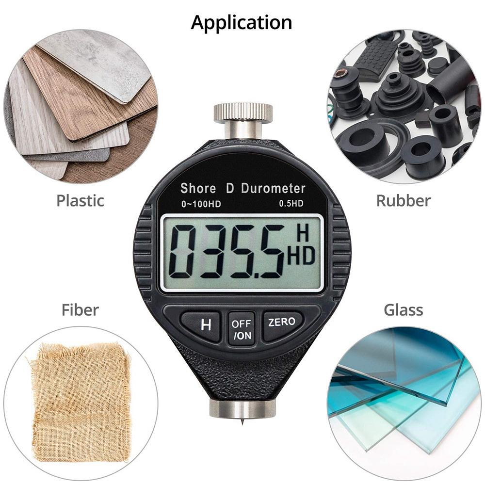 0 100HD Shore D Hardness Durometer Digital Durometer Scale with Large ...