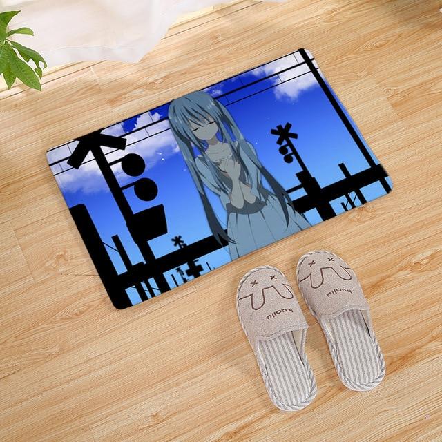Buy Hatsune Miku Printing Doormat Insole Kitchen Mat Carpet Welcome ...