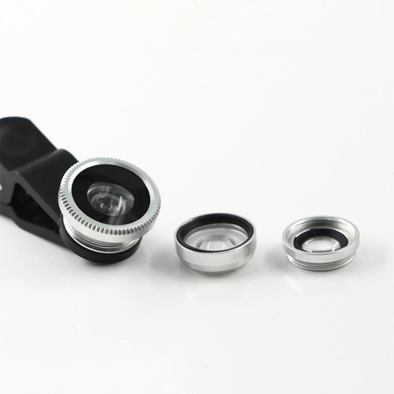 Buy Universal Mobile Phone Camera Fish Eye Lens 3 in 1 wide+macro ...