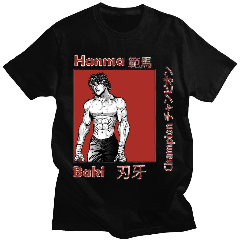 Buy Grappler Baki Hanma Yujiro Anmie T Shirt Comfortable Design Clothes ...