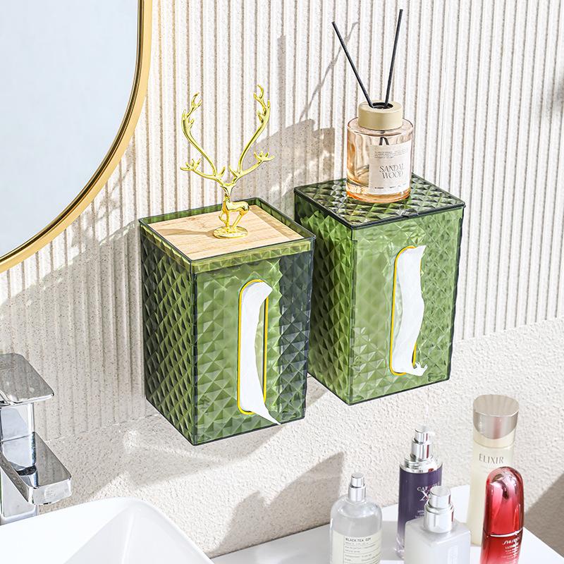 Buy New Punch-Free Paper Holder Creative Wall Hanging Paper Extraction ...