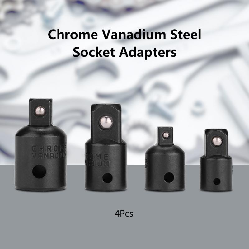 Buy 4Pcs Steel Socket Adapters Reducers For Impact Driver Conversions ...