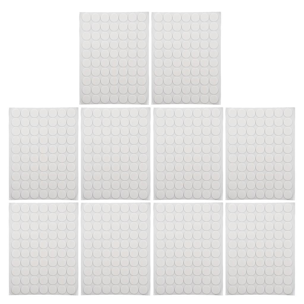 700Pcs Self Adhesive Dots 20mm Strong Adhesion Transparent Double Sides ...