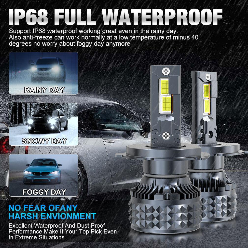 Купити 2Pcs H7 LED 50000LM 120W H1 H4 H11 H8 9005 HB3 9006 HB4 9012 HIR2 Світлодіодні фари ...