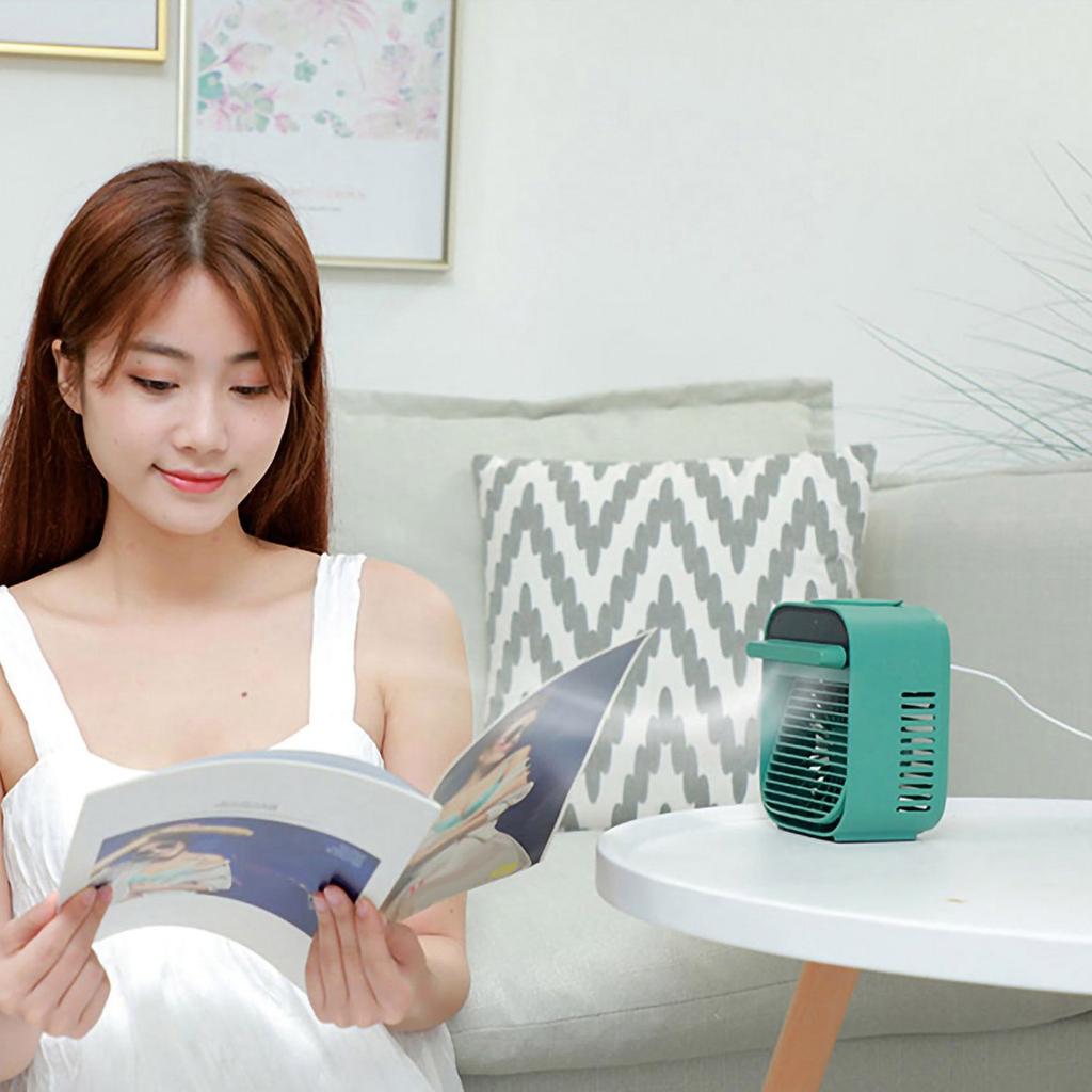 ICOCO Portable Air Conditioner Fan Cooling Fan Evaporative Humidifier ...