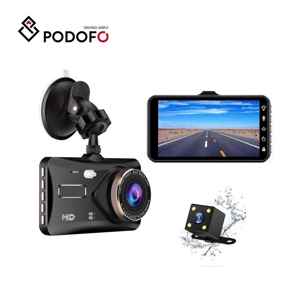 Podofo Dash Cam Car DVR Camera Full HD Touch Night Vision Video ...
