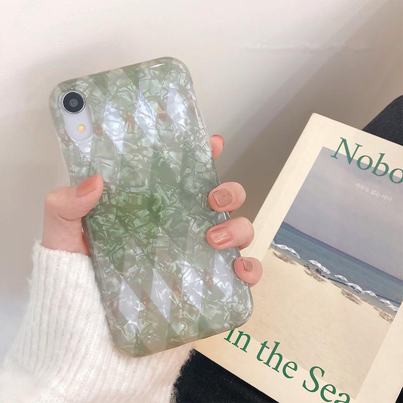 Buy Rhombus Shell Pattern Chic iPhone Case for 7/8/X/XS/XR/XS MAX at ...