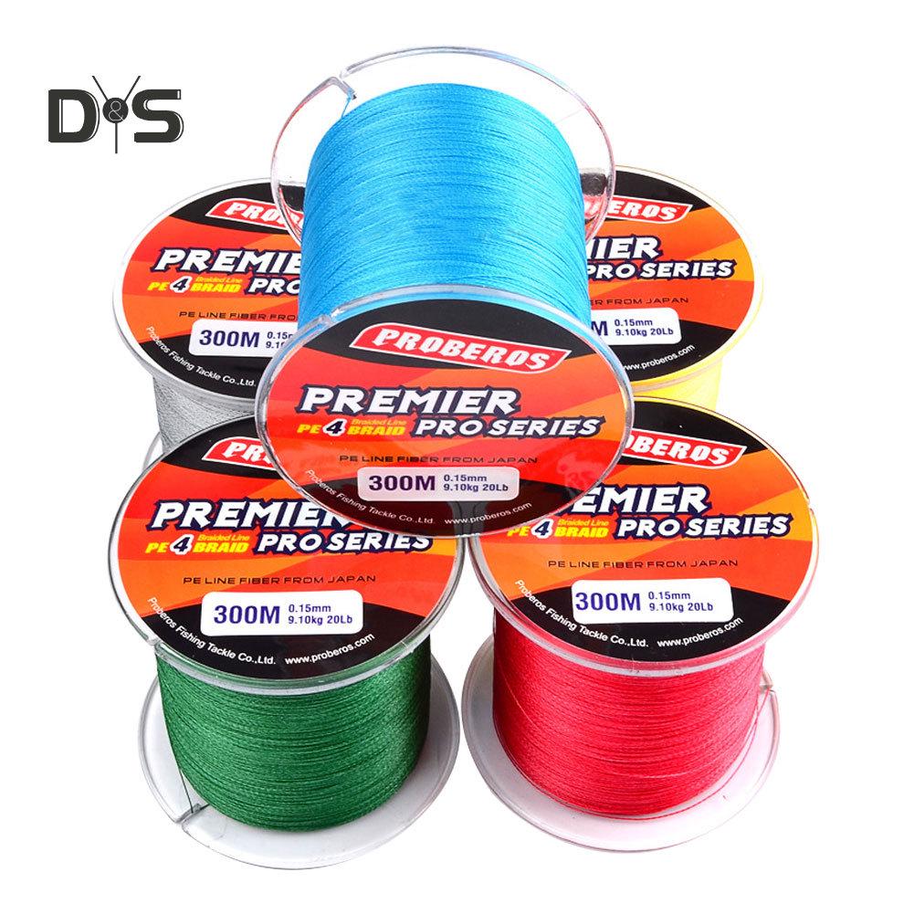 Buy Fishing-Men 300M 6LB-100LB PE Weave 4 Strands Braided Sea Line Rope ...