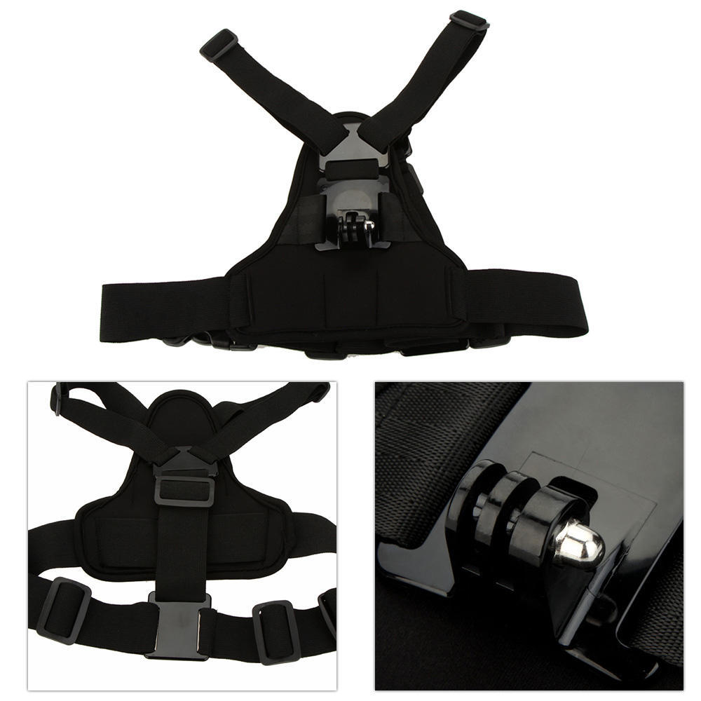 Buy Adjustable Elastic Body Harness Chest Strap Mount Band Belt ...