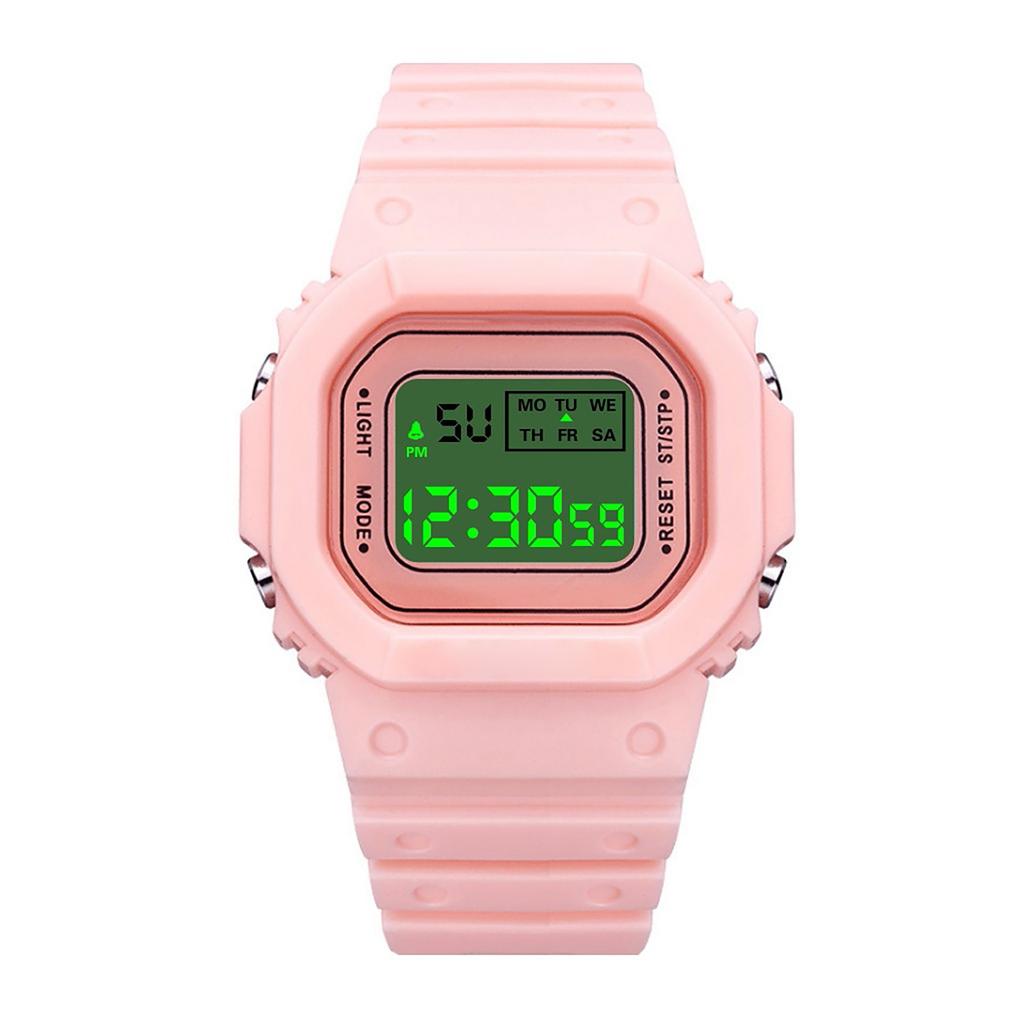 Cheap Fashion Waterproof Women LCD Digital Stopwatch Date Rubber Sport ...
