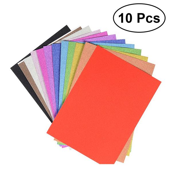 Buy 10pcs Adhesive Back Felt Sheets Fabric Sticky Back Sheets Self ...