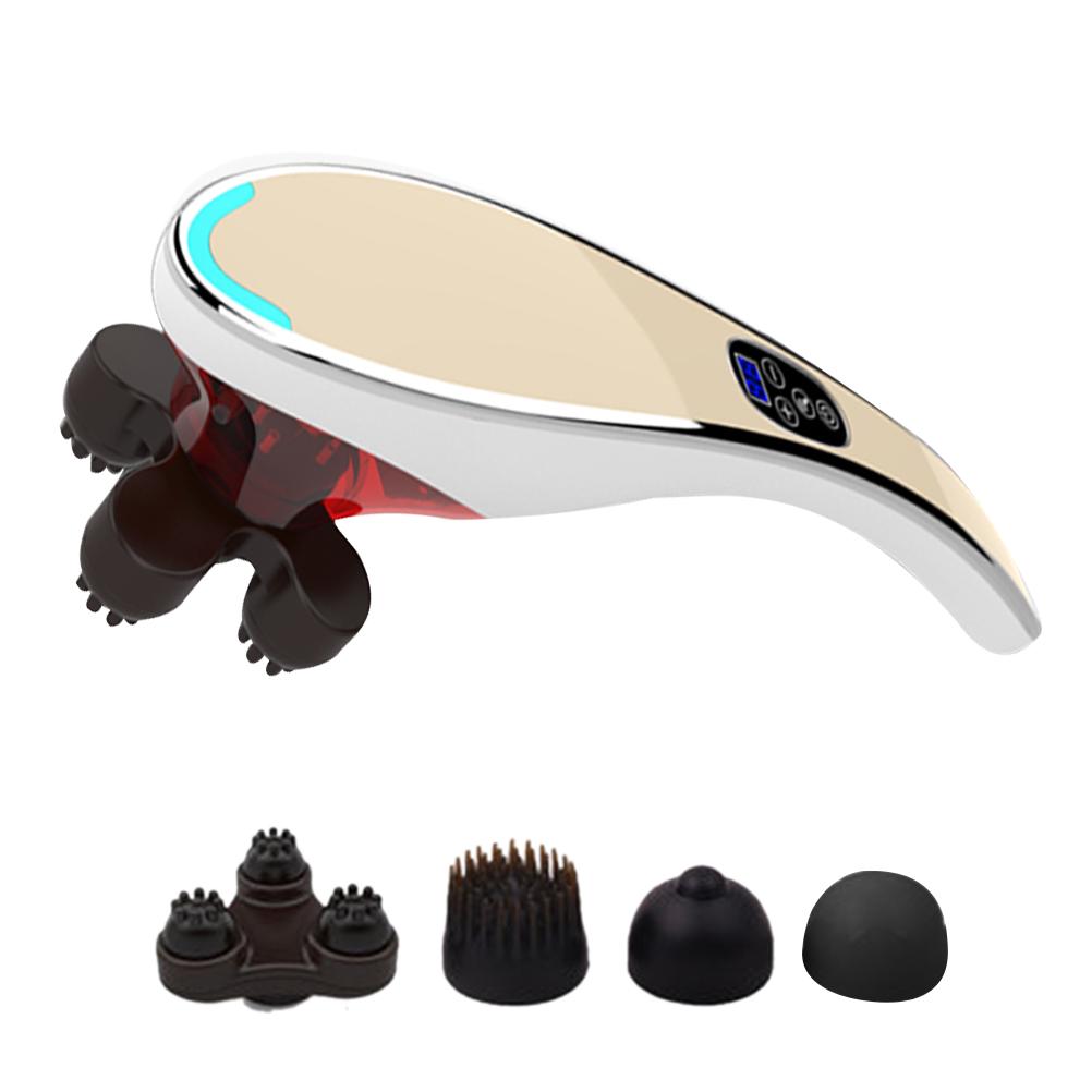Handheld Massager Electric Vibrating Back Neck Massager for Muscle Pain ...