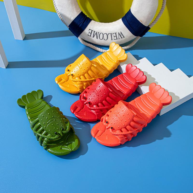 Buy Net Red Crayfish Slippers Outerwear Female Home Non-slip Soft ...