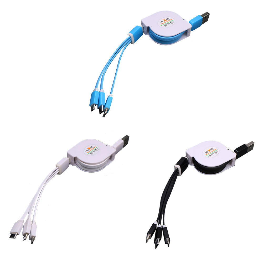 Buy Retractable Micro USB 8 Pin Charger Charging Cable For iPhone ...
