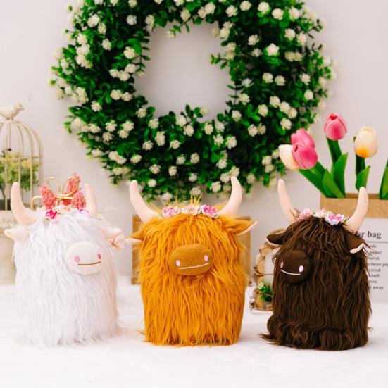 Cheap Fine Workmanship Decorative Ornament Fluffy Lovely Yak Shape ...
