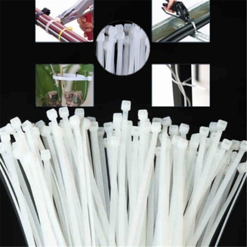 Buy 100Pcs 2.5X100mm 2.5X150mm Self Locking Cable Tie Line Rope ...