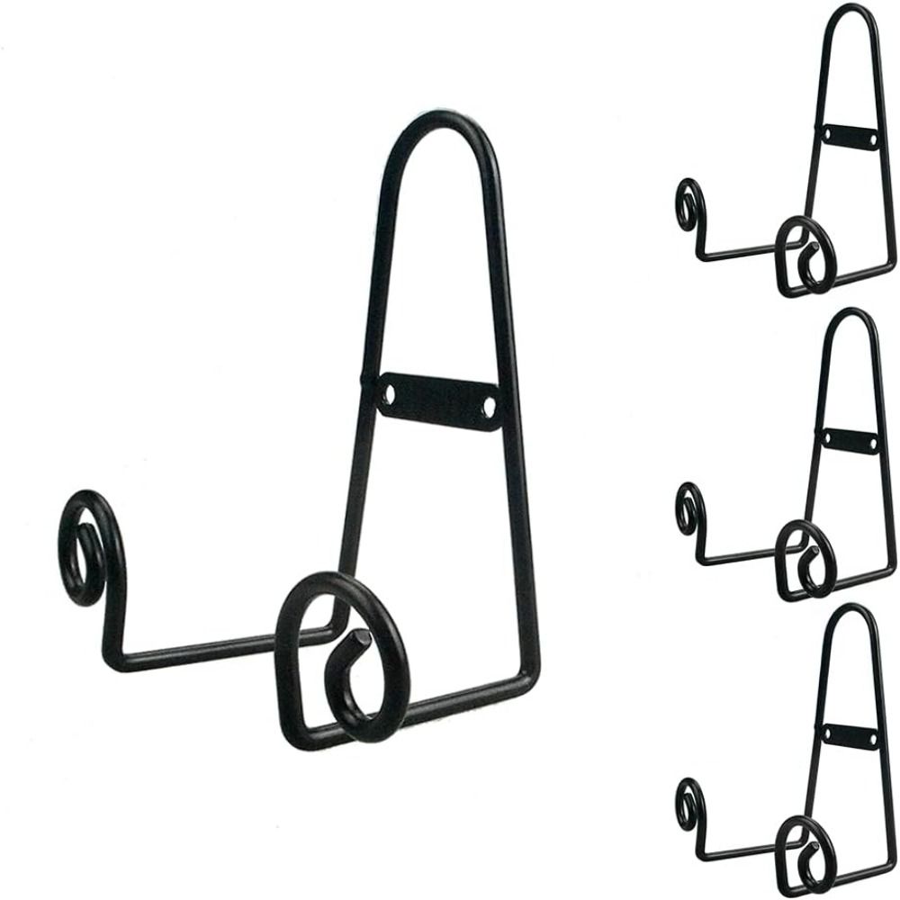 1/4pcs Iron Wall Hanging Display Rack 5.7*3.2*2.8 Inch Plate Display ...