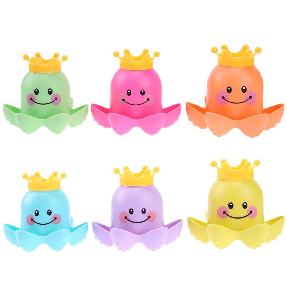 Bath Toy Octopus Swimming Water Soft Sound Rubber Float for Baby Bath ...