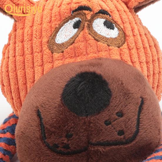 Satın alın Cartoon Animal Design Stuffed Chew Plush Squeaker Oral ...