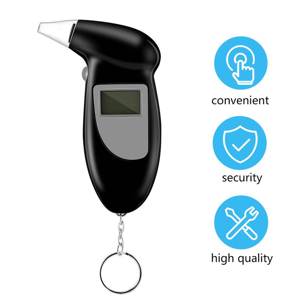 Buy Digital Alcohol Breath Tester Analyzer Detector Test Keychain LUU ...