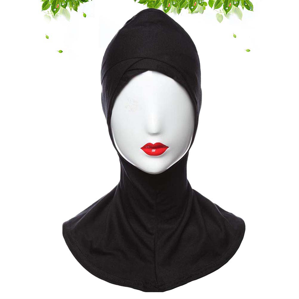 1 Pc Muslim Hijab Cap Modest Women Scarf Bonnet Neck Cover Islamic ...