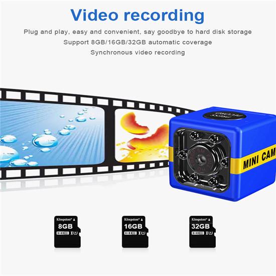 Buy Fx01 Mini Camera 1080P Portable Cube Camera Mini Security Night ...