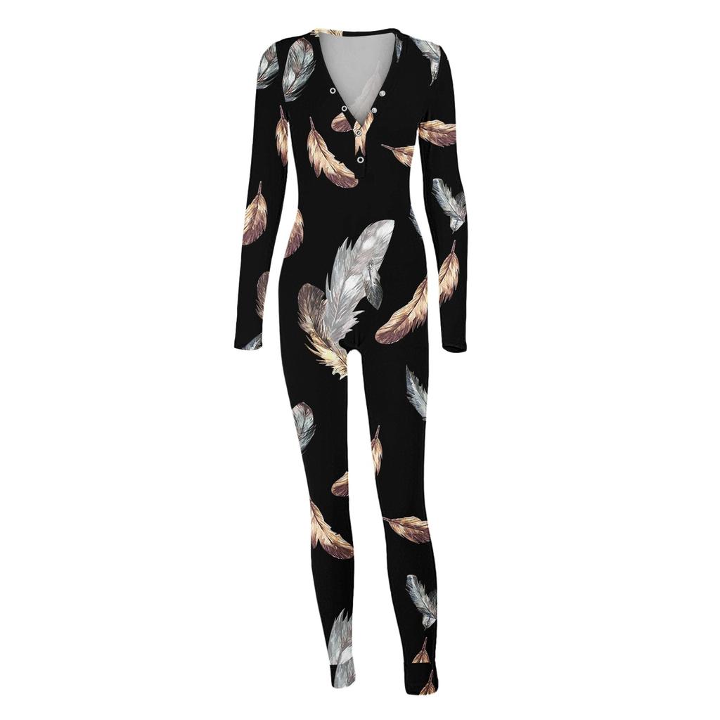 Cheap Ladies Casual Long-sleeved Printed Detachable Button Flap Adult ...