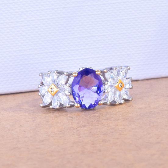 Koop Finger Ring Shiny with Opening Copper Chic Two-color Creative for ...