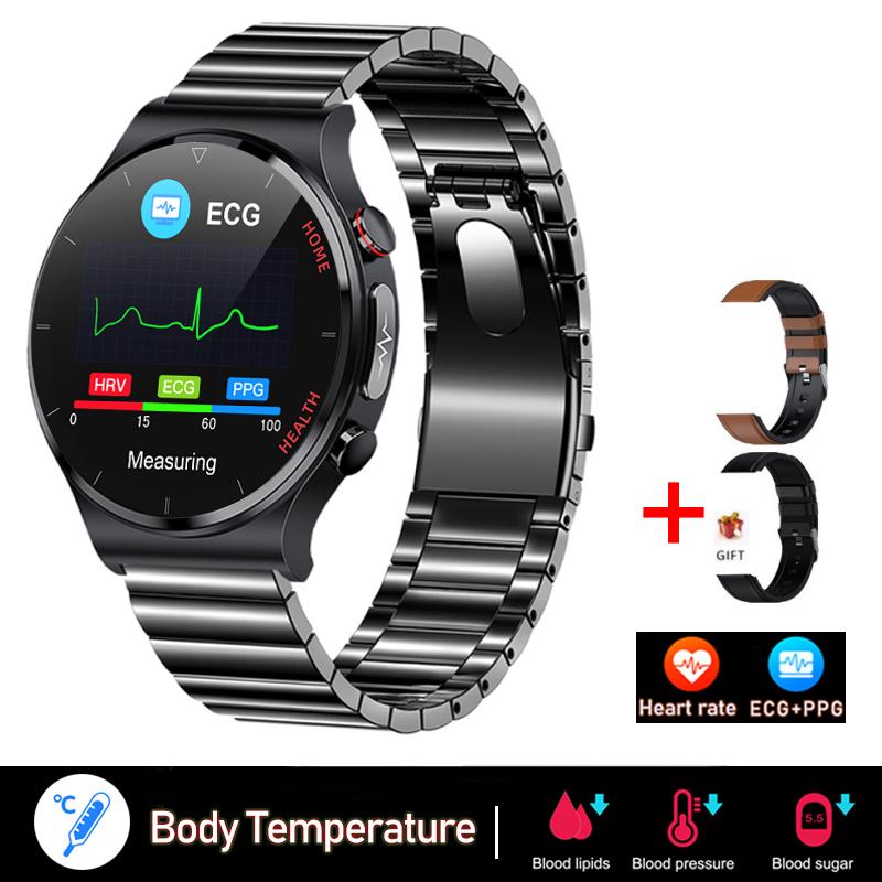 Buy SACOSDING 2022 New ECG+PPG Smart Watch Men Sangao Laser Health ...