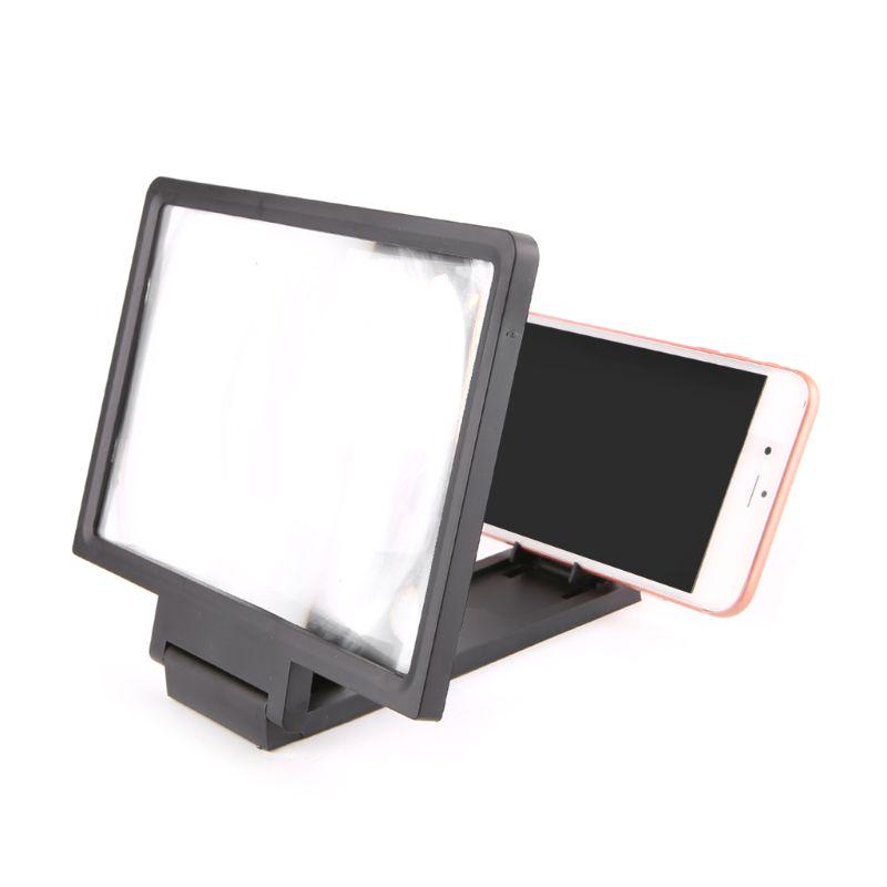 NEW 3D Screen Amplifier Mobile Phone Magnifying Glass HD Stand For ...
