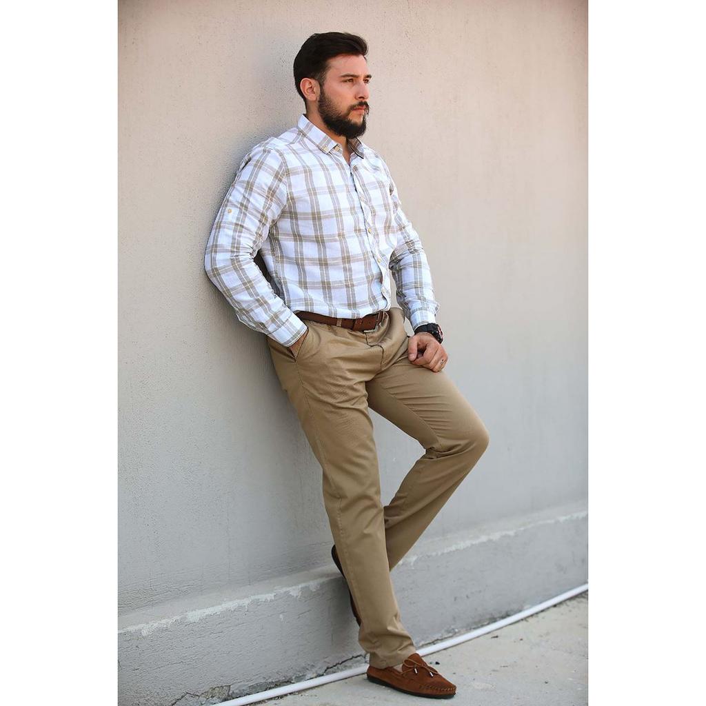 Buy Mustard Plus Size Men's Cargo Pants at affordable prices — free ...