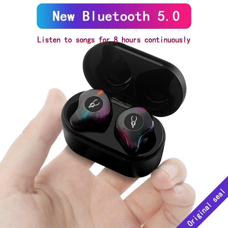 Buy Mini BLuetooth Earphone Port Cordless Wireless Earbuds Stereo In ...