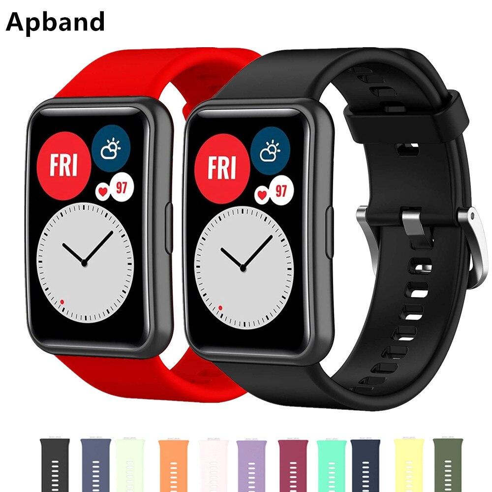Buy Silicone Band For Huawei Watch FIT Strap Smartwatch Accessories ...