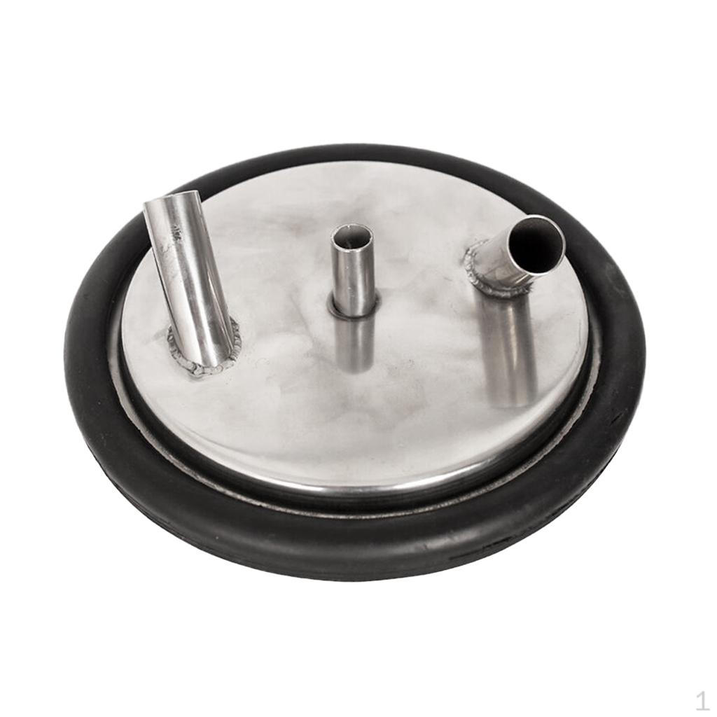 Buy Stainless Steel Bucket Lid Cover Farmhouse Water Milk at affordable ...