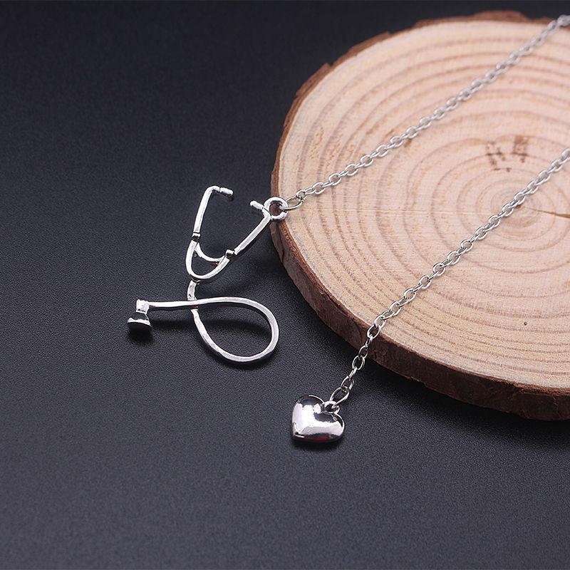 Buy New Charm Medical Doctor Nurse ER Stethoscope Pendant Heart ...