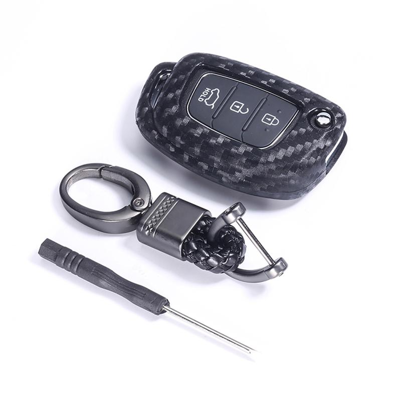 Buy Silica Gel Car Key Case Cover For Hyundai Creta I10 I20 Tucson ...