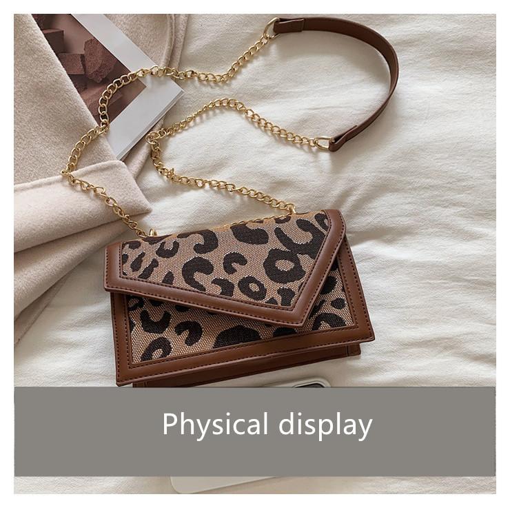 Buy The New Leopard Print Small Square Bag Simple Western Style One ...