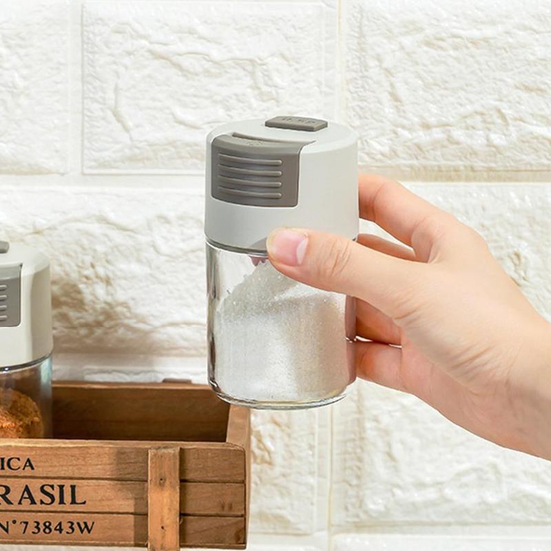 Buy Push Type Plastic Salt Dispenser Salt Sugar Bottle Pepper Salt ...
