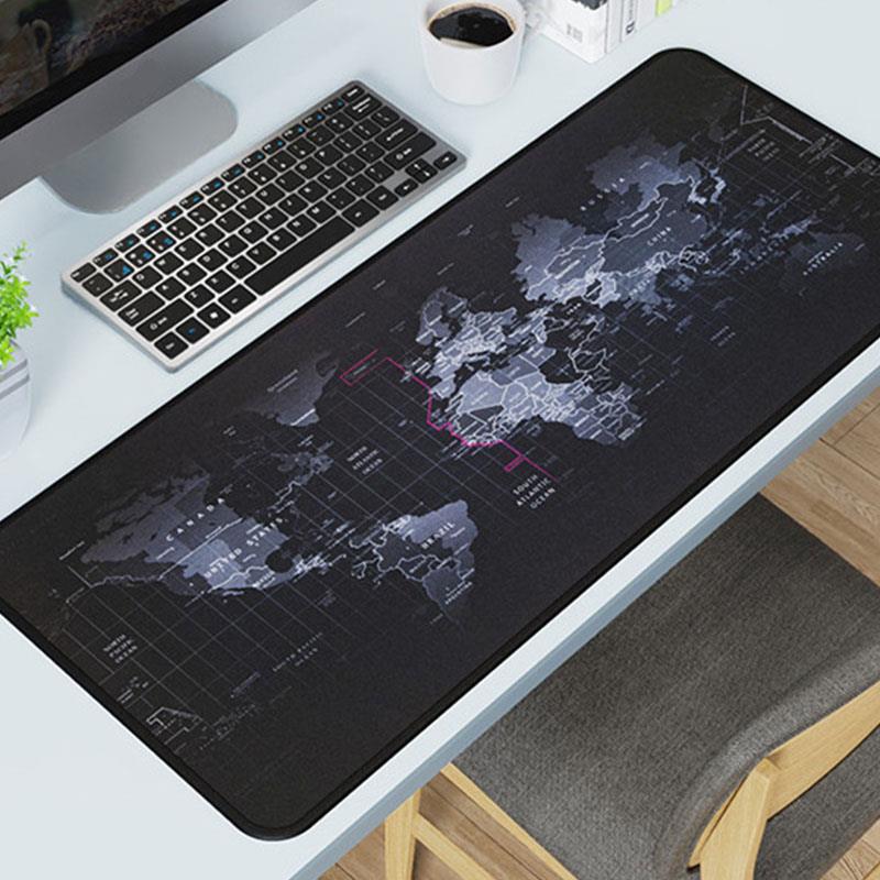 Buy Charm Oversized Non-slip Shortcut Key Mouse Pad Keyboard Pad World ...