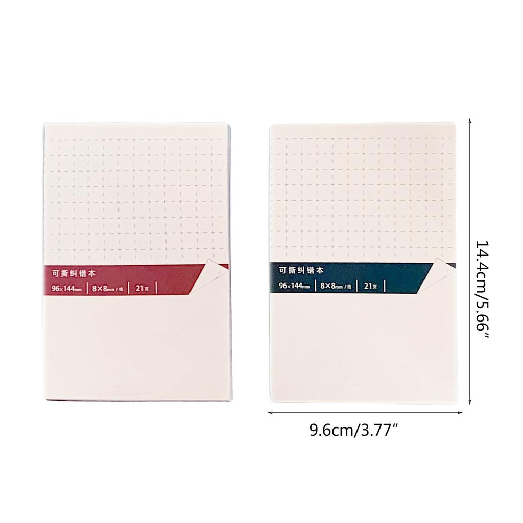 Buy Blank Notes Paper Pad Portable Sticky Notes White Correction ...